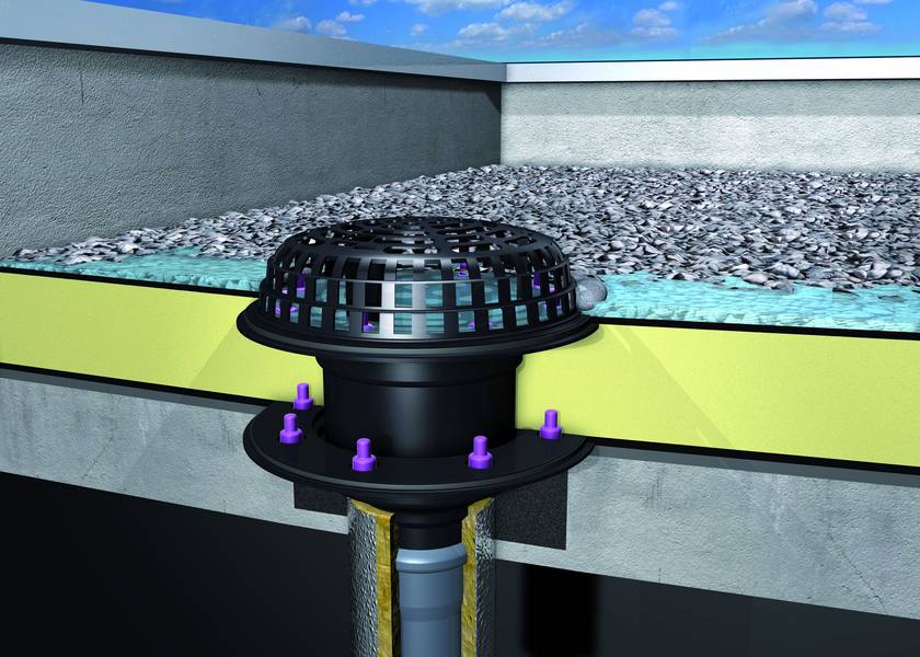 KESSEL Ecoguss ® flat roof drainage from Eurodrain