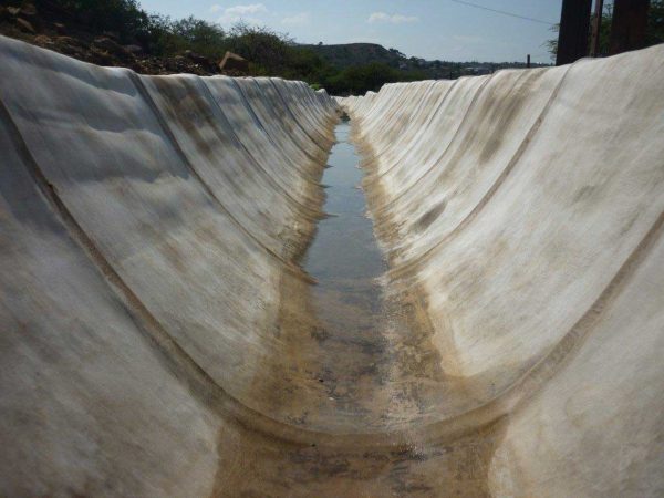 Kaytech Concrete Canvas saves on concrete lining for irrigation canal