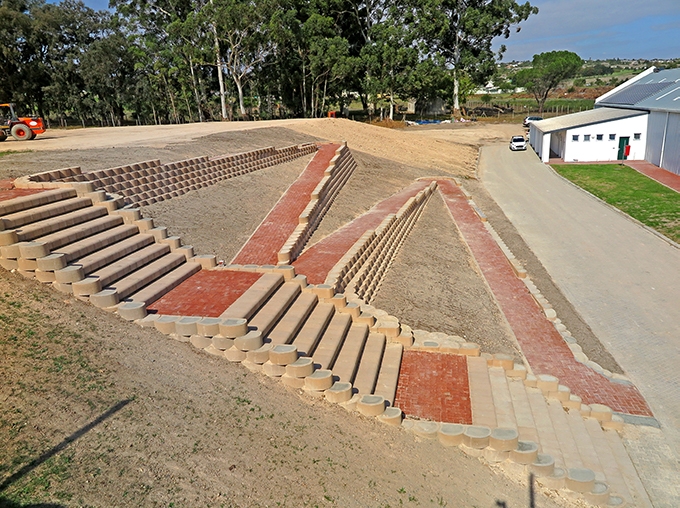 Moving mountains with Terraforce | Slope Stabilisation | Stairways ...