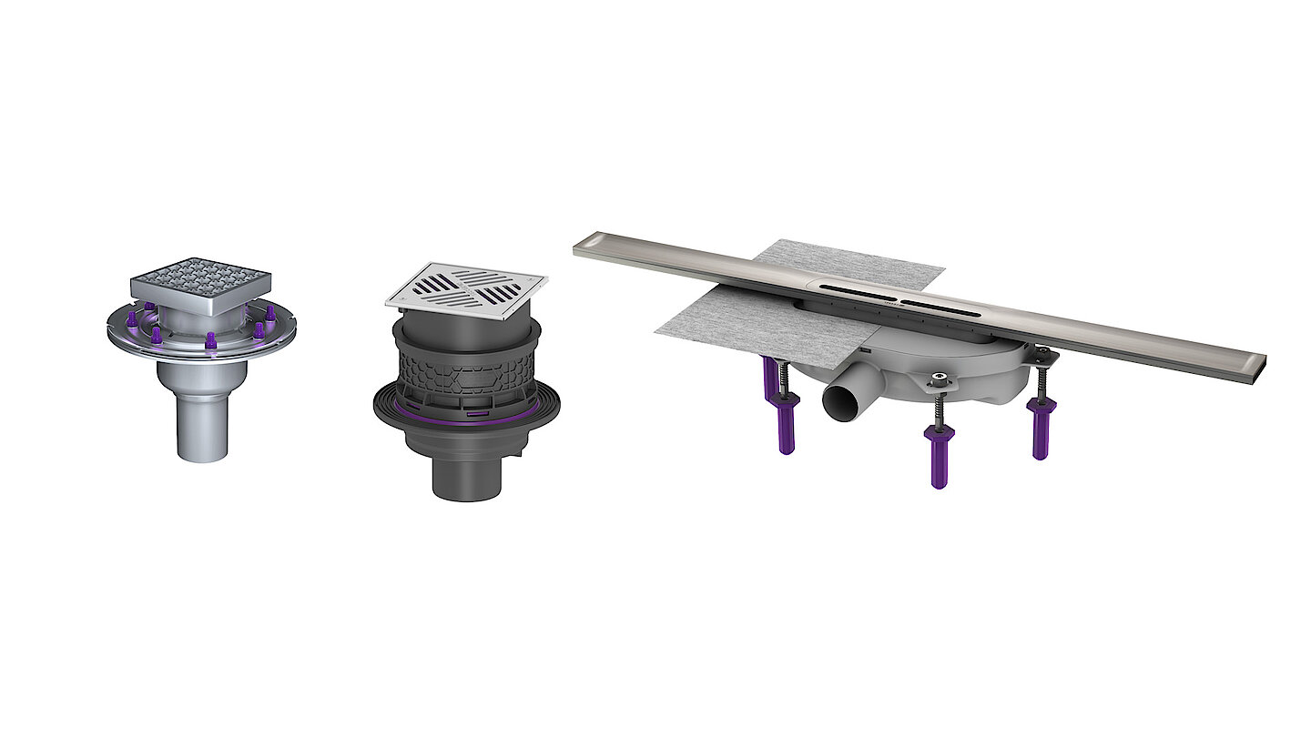 EuroDrain Technology / KESSEL Products | Drains and Channels